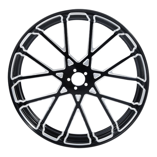 TCMT 18" 21" 23" 26" 30" Front Wheel Rim Hub Dual Disc Fit For Harley ...