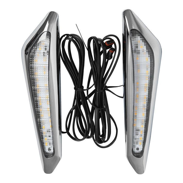 TCMT Front Brake Fork Mounted LED Lights Fit For Honda Goldwing GL1800 ...