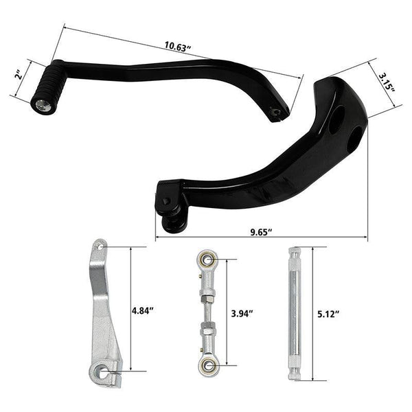 TCMT Mid Controls Shift Side Set Fit For Harley Fat Bob Sport Glide ...