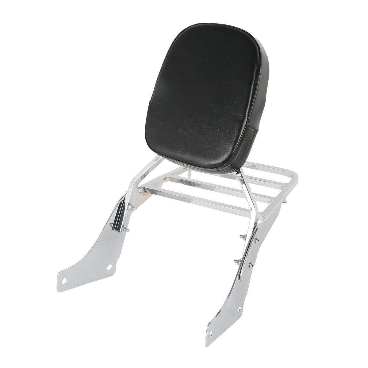 TCMT Rear Sissy Bar Backrest & Luggage Rack Fit For Honda Shadow VT1100 ...