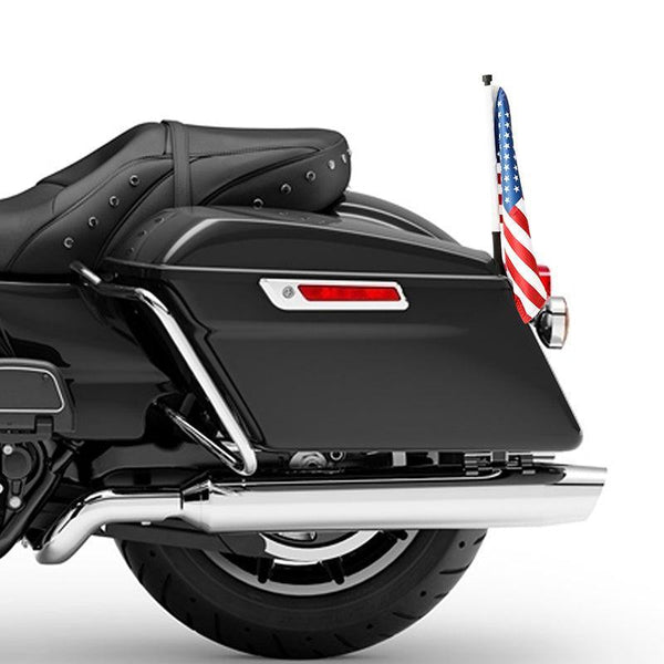 TCMT Tour Pack Saddlebag Mount American Flag Kit Fit For Harley Touring ...