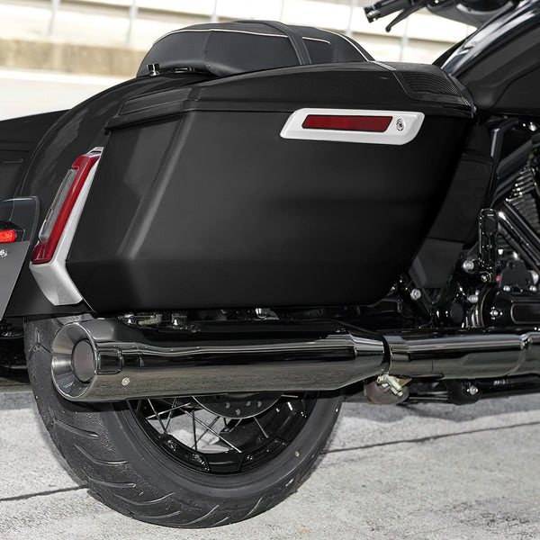 TCMT Saddlebags w/ 6x9" Speaker Cutout Grills Fit For Harley CVO Road ...