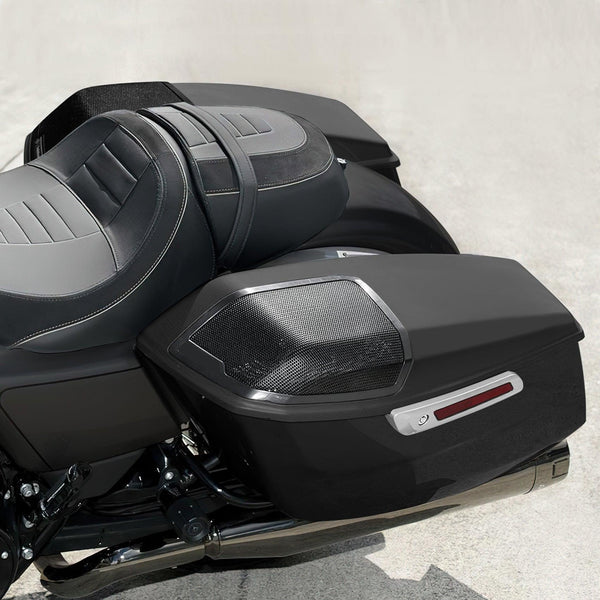 TCMT Saddlebags w/ 6x9" Speaker Cutout Grills Fit For Harley CVO Road ...