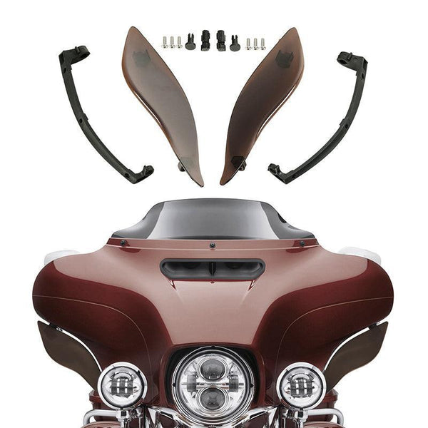 TCMT Smoked Side Wings Air Deflectors Fit For Harley Electra Street ...